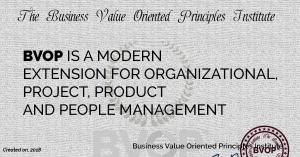 About the Business Value-Oriented Principles
